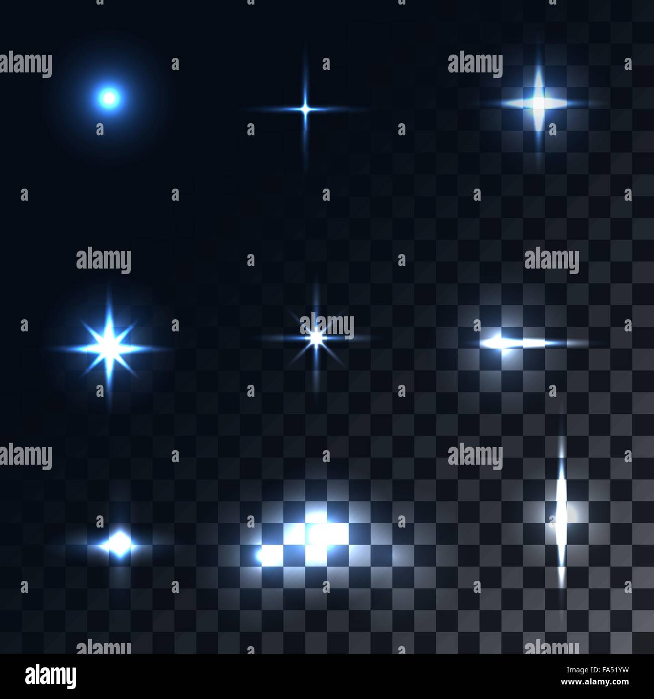Optical lens flare effect effects Stock Vector Images - Alamy