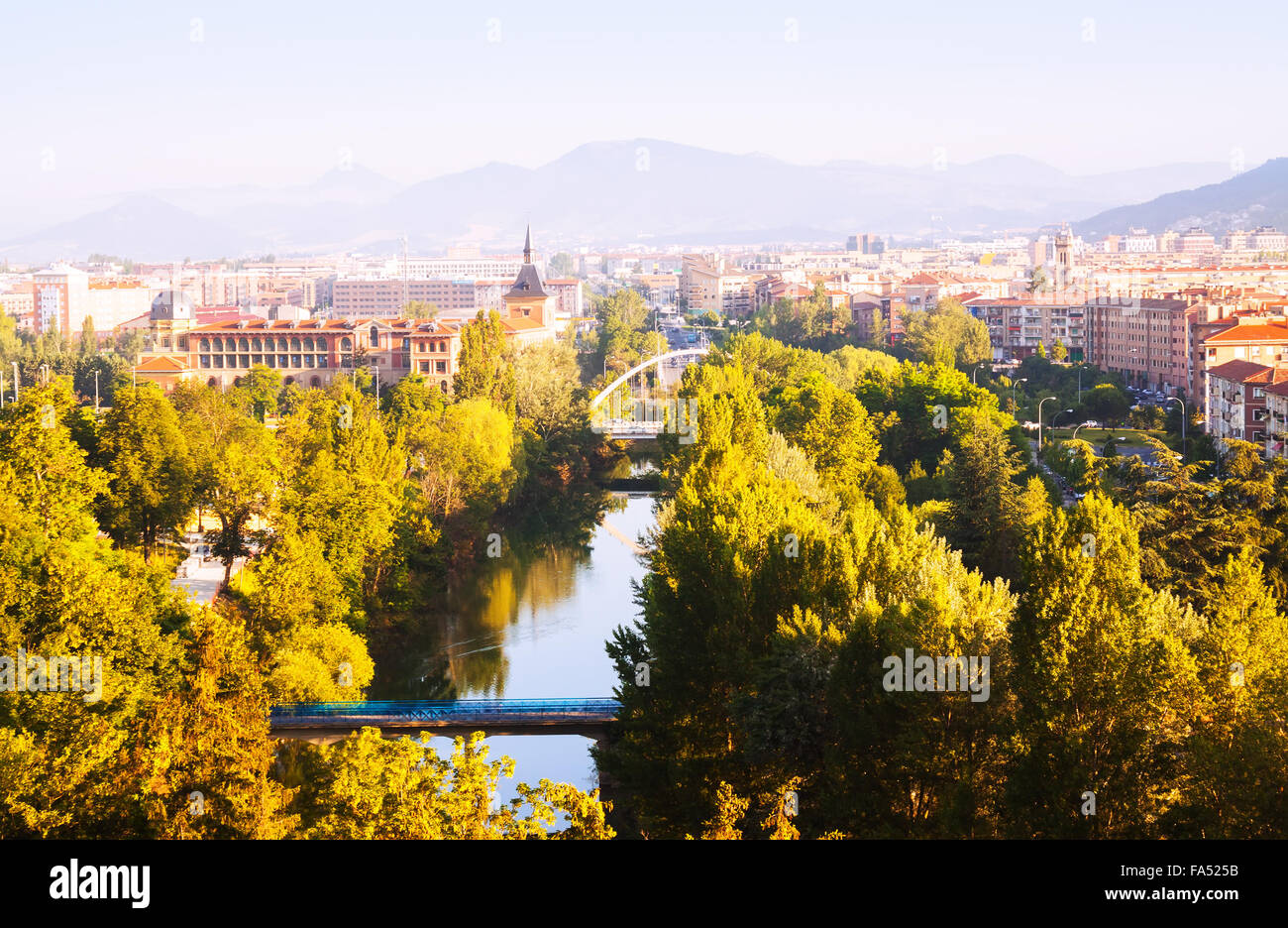Pamplona bridge over arga river hi-res stock photography and images - Alamy