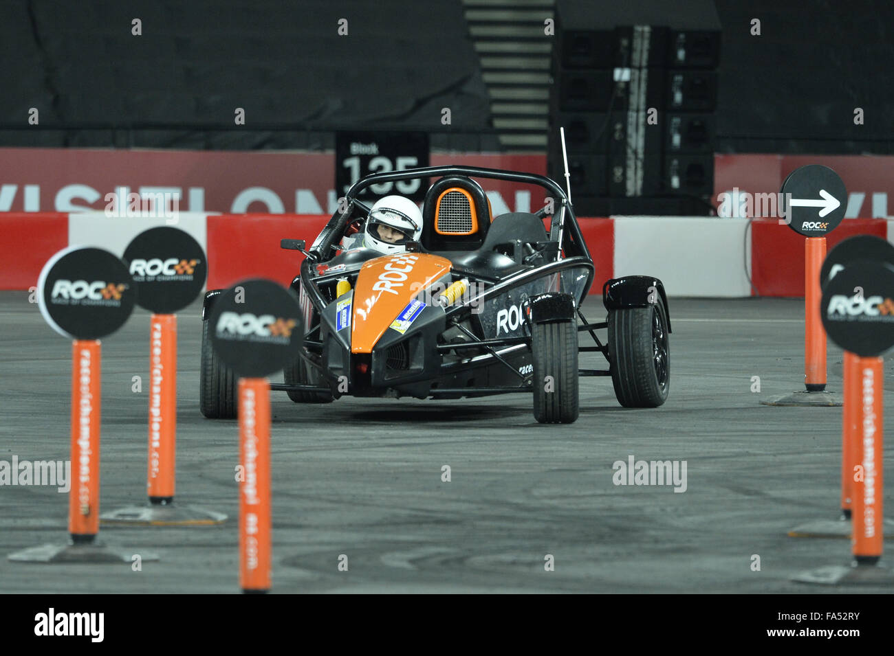 Celebrities and famous drivers take part in 'Race of Champions' at the ...