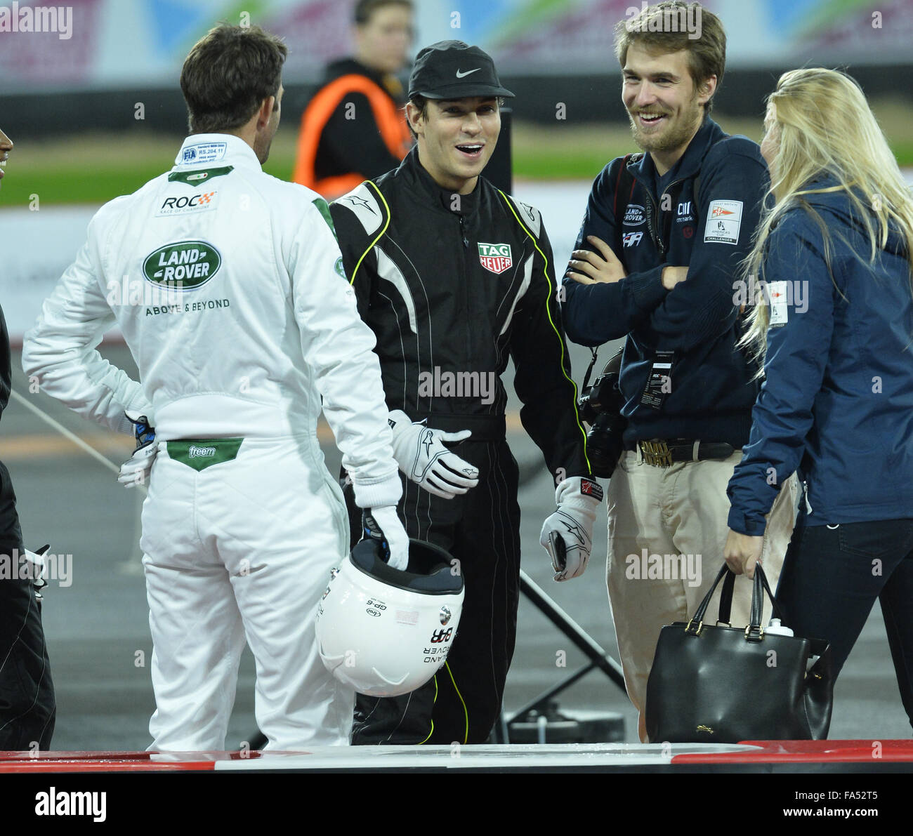 Celebrities and famous drivers take part in 'Race of Champions' at the ...