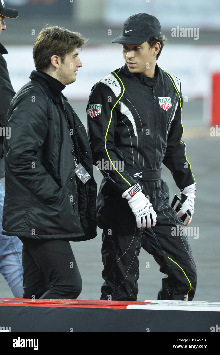 Celebrities and famous drivers take part in 'Race of Champions' at the ...