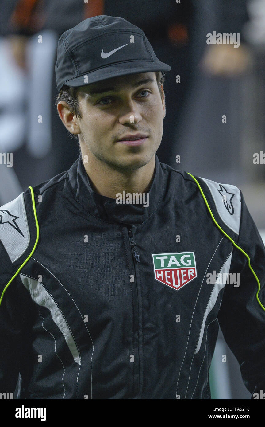 Celebrities and famous drivers take part in 'Race of Champions' at the ...