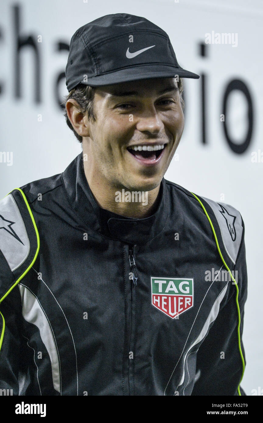 Celebrities and famous drivers take part in 'Race of Champions' at the ...