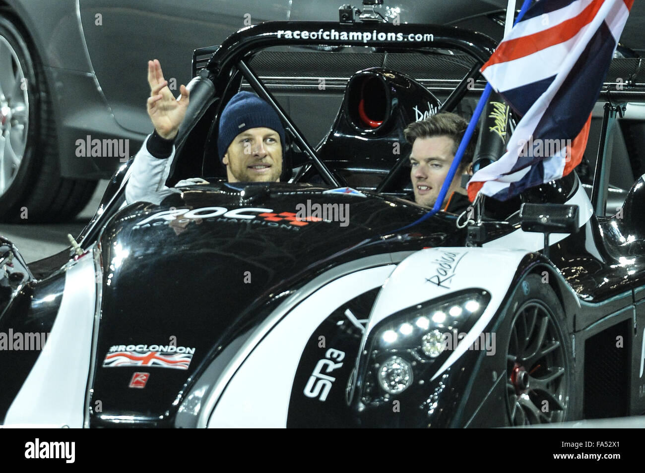 Celebrities and famous drivers take part in 'Race of Champions' at the ...