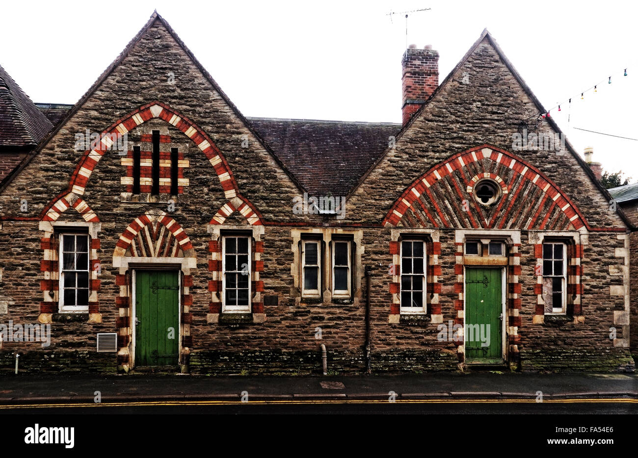 The former police station and magistrates court at Bromyard, a town in ...