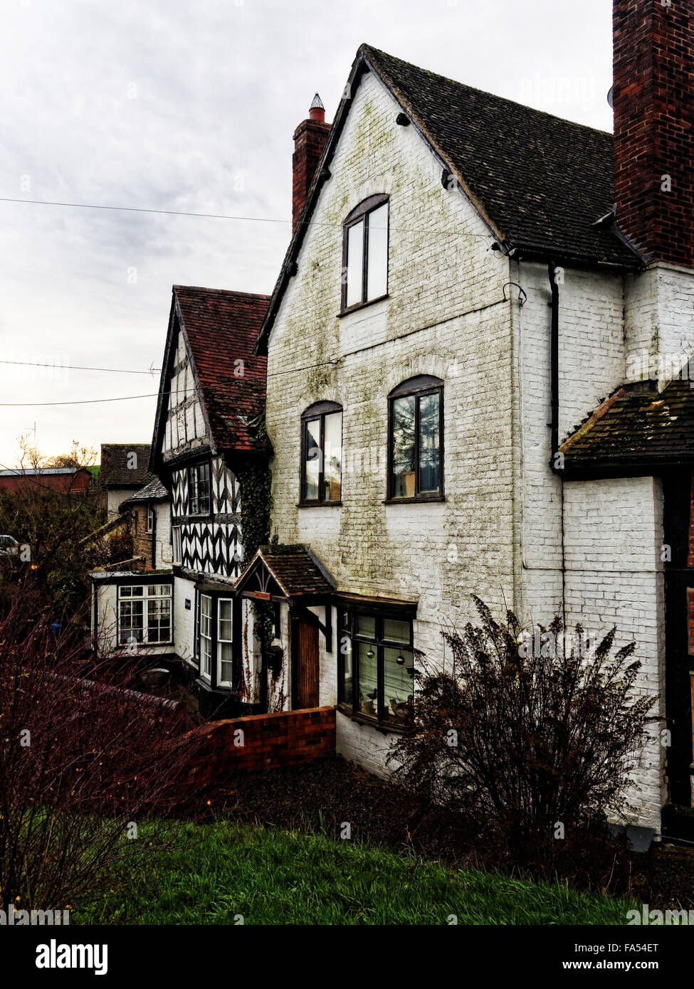 A jettied front to 16th century Bridge House Bromyard,a town in ...