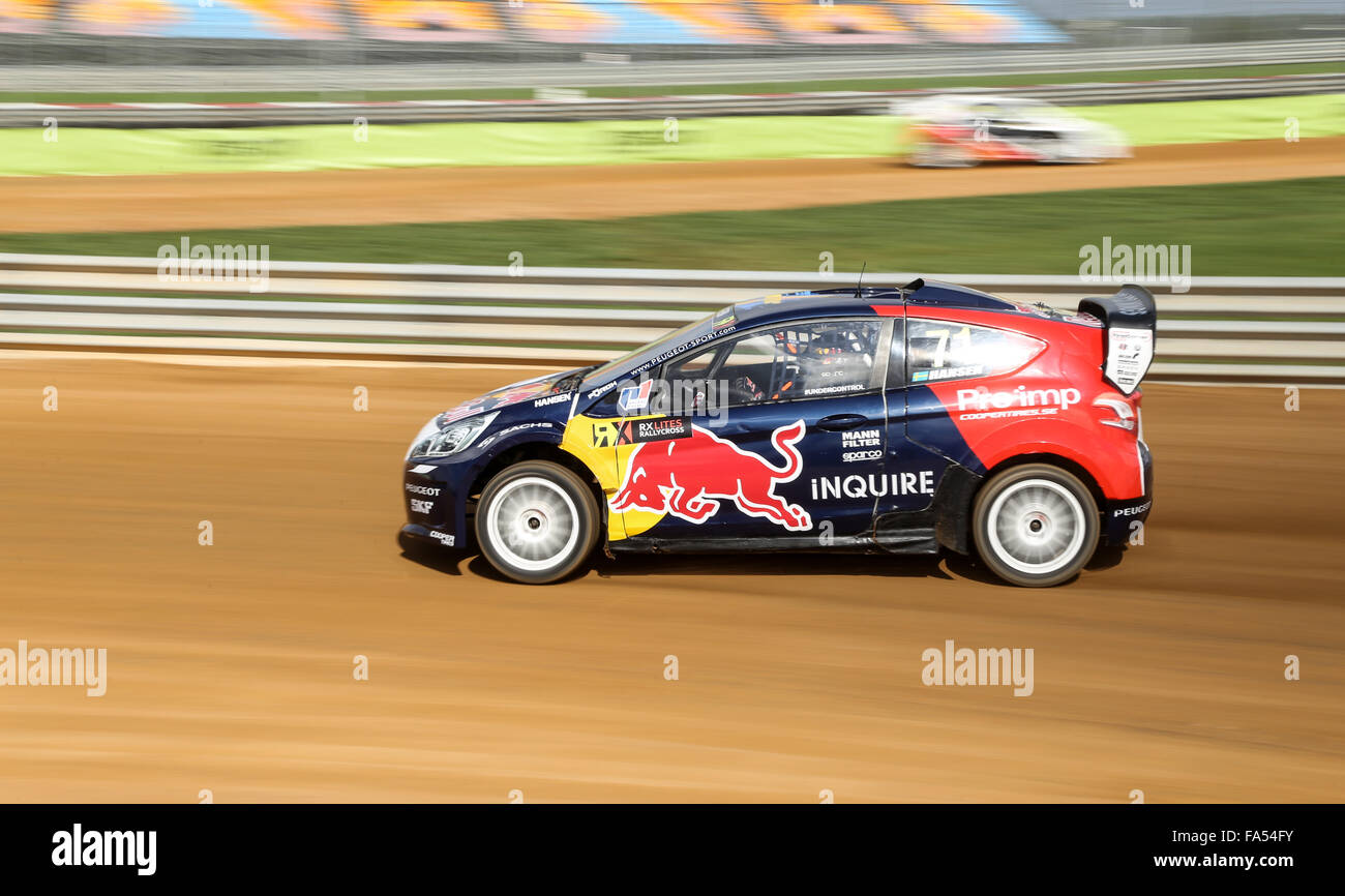 Kevin Hansen drives RXLites of Peugeot Red Bull Hansen Junior Team in ...
