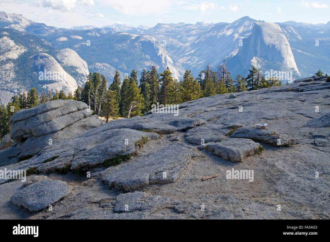 View from Sentinel Dome to Half Dome Stock Photo - Alamy