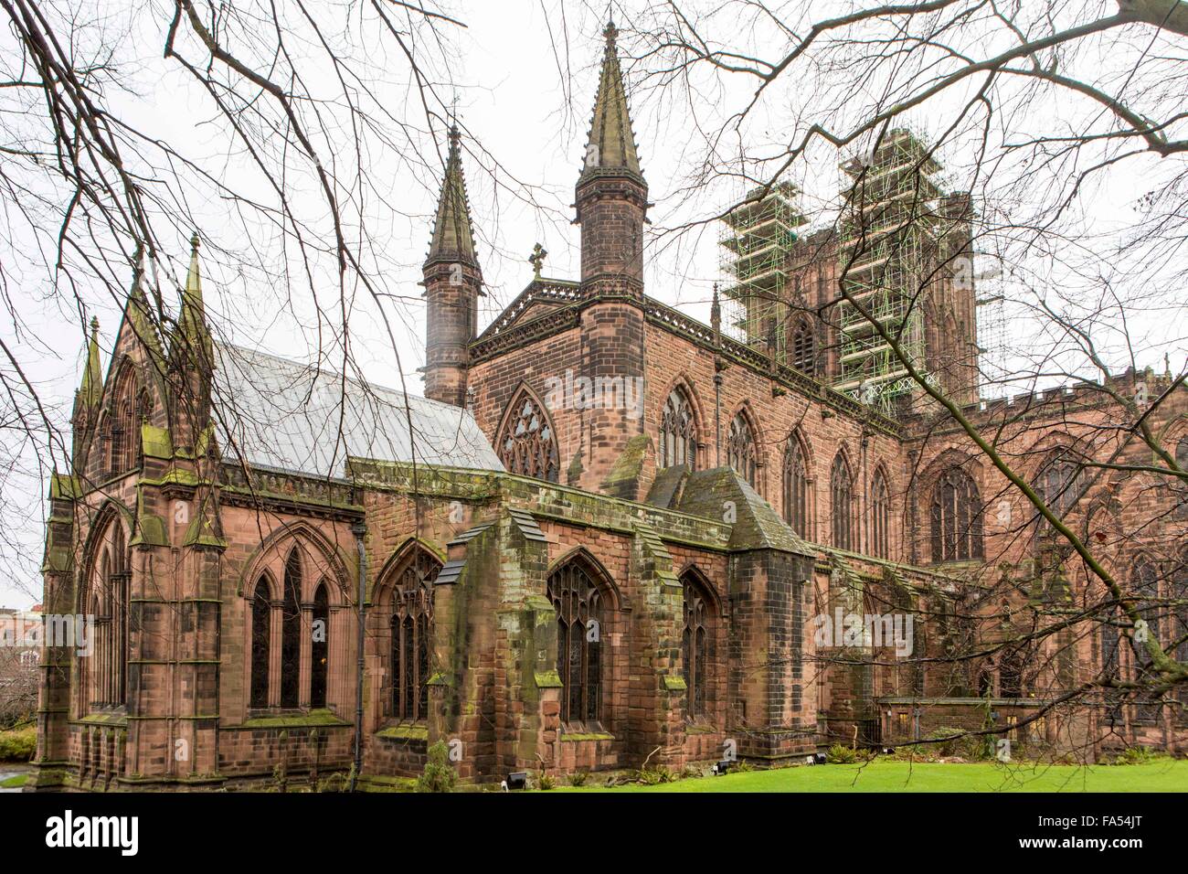 Chester cathedral exterior hi-res stock photography and images - Alamy