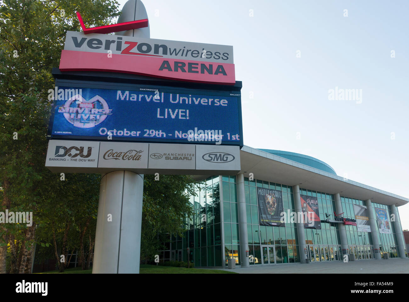 Verizon wireless arena in Manchester NH Stock Photo - Alamy