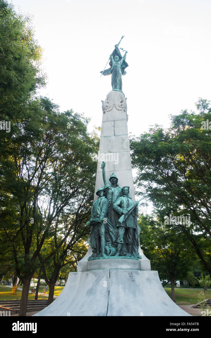 World War one monument Manchester New Hampshire Stock Photo - Alamy