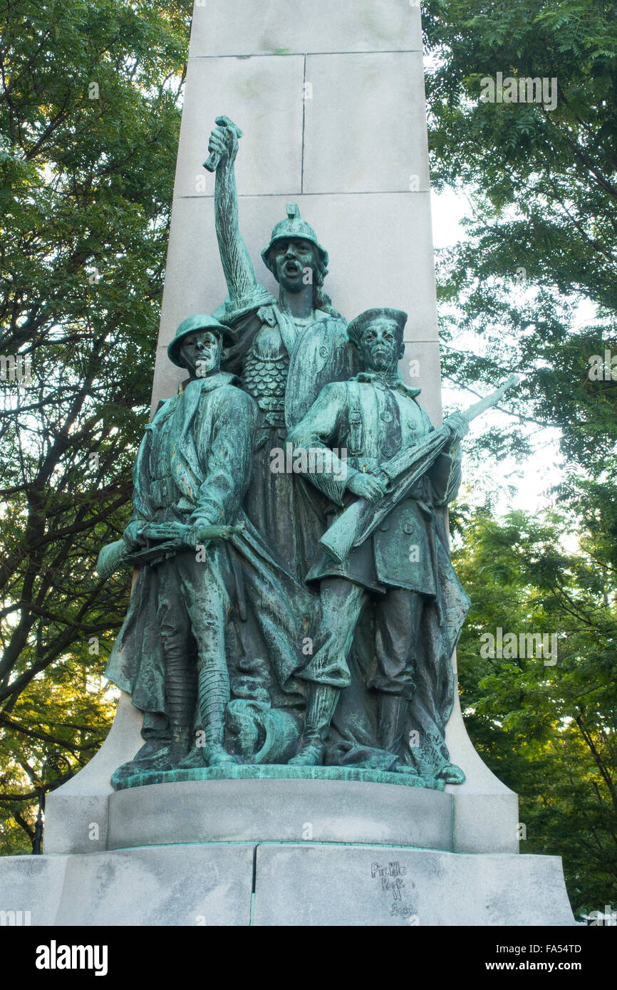 World War one monument Manchester New Hampshire Stock Photo - Alamy