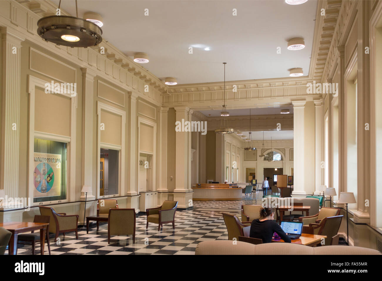 Dartmouth College Hanover NH library New Hampshire Stock Photo - Alamy