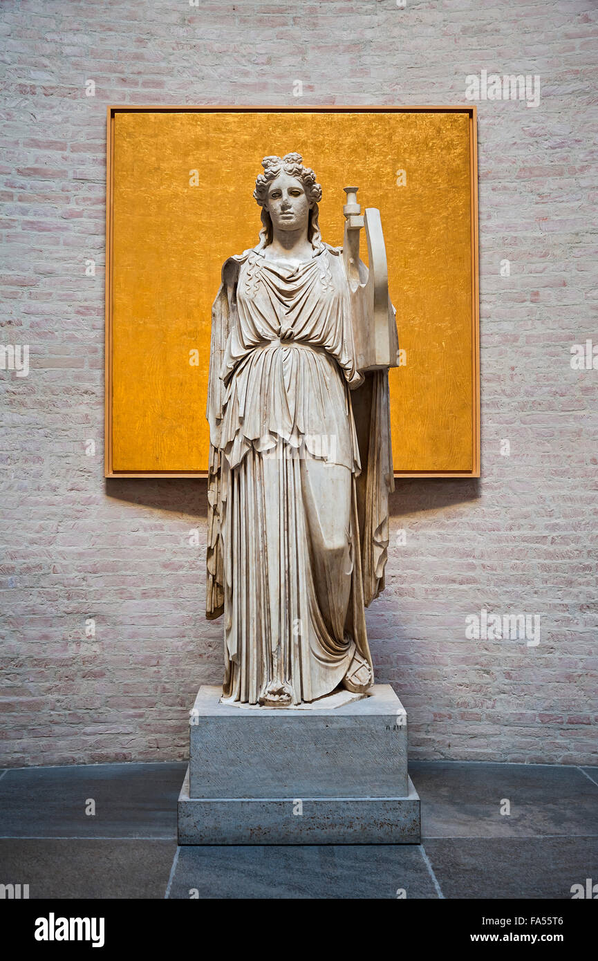 Apollo Barberini, God as lyrist with cithara, Glyptothek, Munich ...