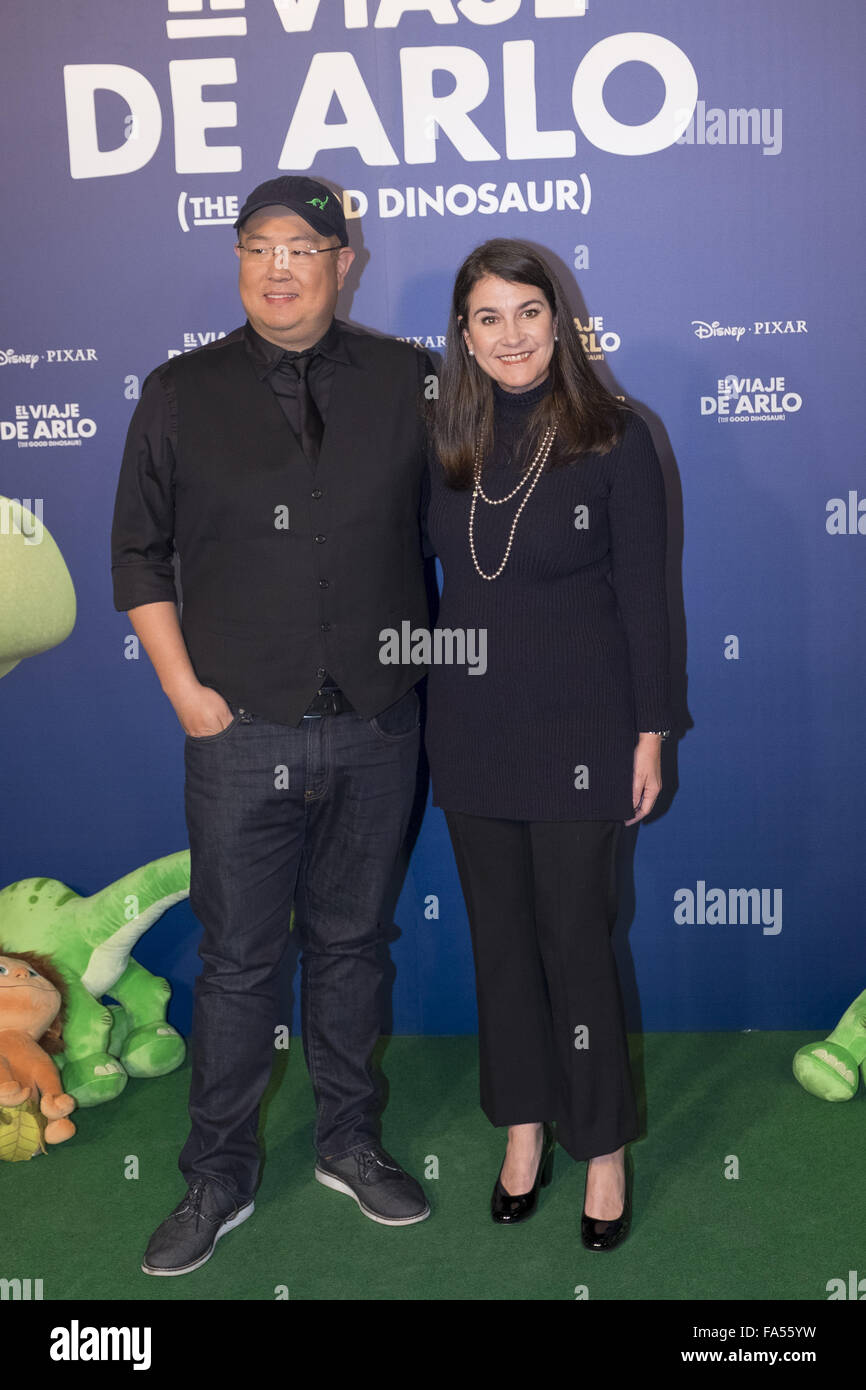 Director Peter Sohn attends the Spanish premiere of 'The Good Dinosaur ...