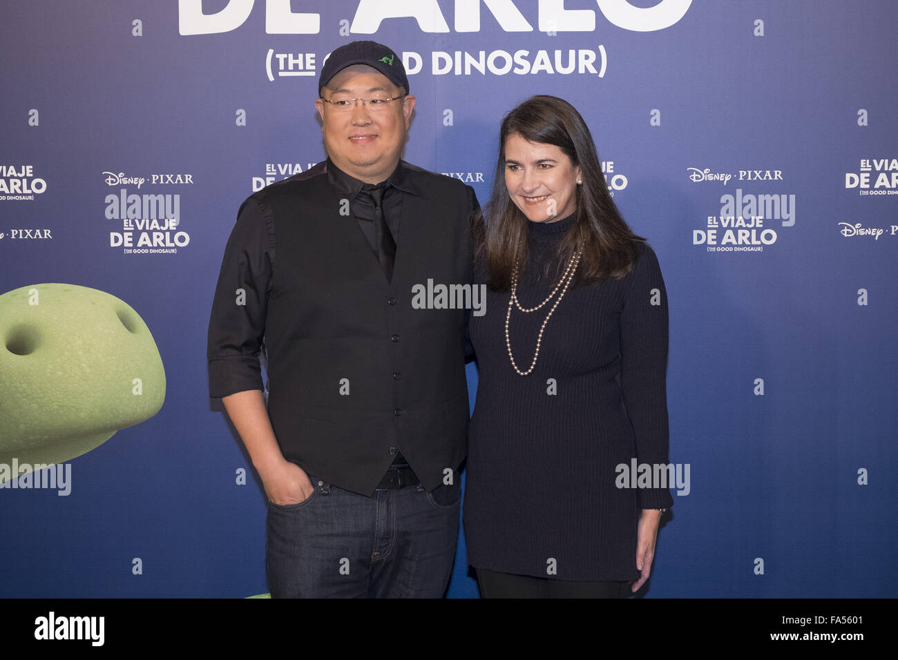 Director Peter Sohn attends the Spanish premiere of 'The Good Dinosaur ...