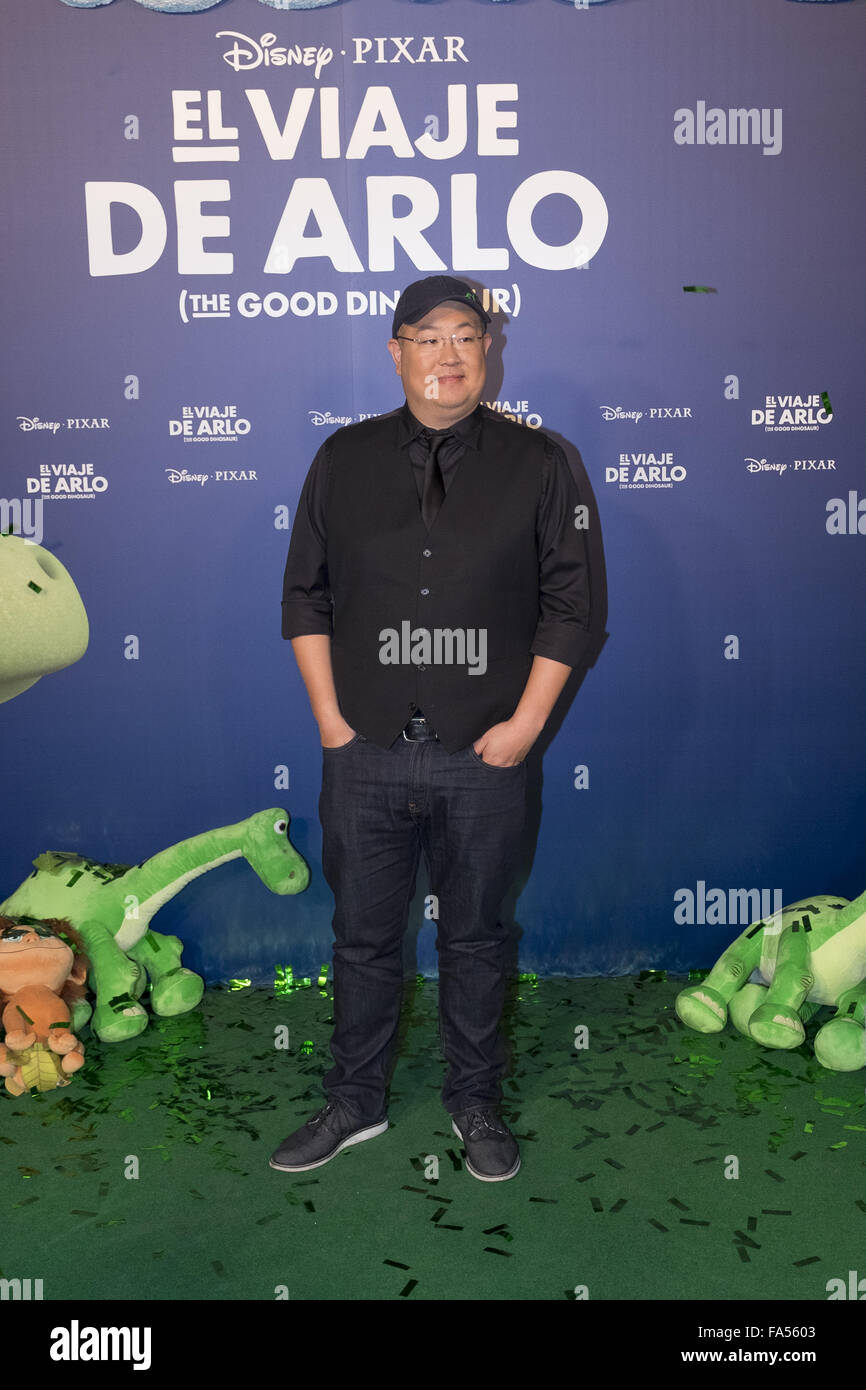 Director Peter Sohn attends the Spanish premiere of 'The Good Dinosaur ...