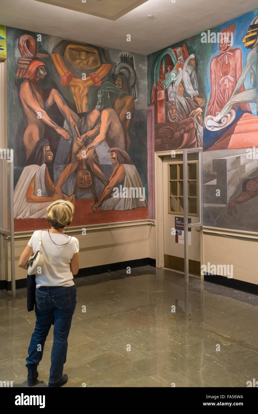 Orozco mural Dartmouth College Hanover NH Stock Photo - Alamy