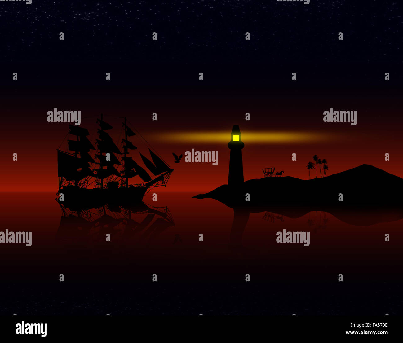 Dreamlike illustrations hi-res stock photography and images - Alamy