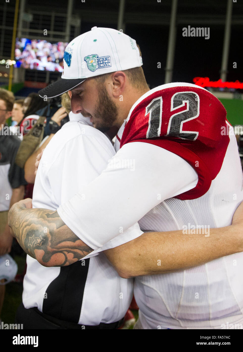 Miami, Florida, USA. Dec. 21st Dec, 2015. Western Kentucky quarterback ...