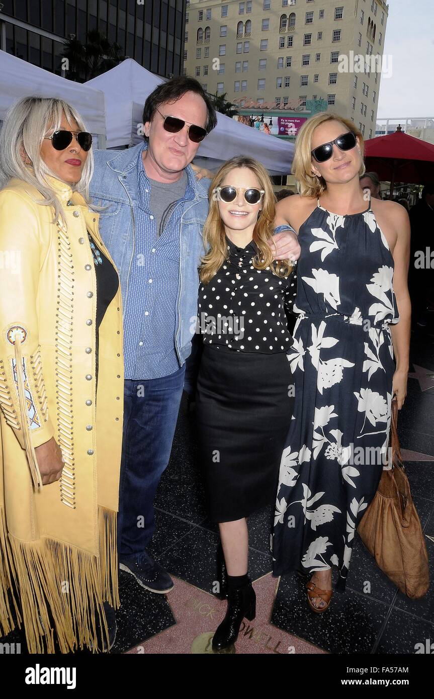 Los Angeles, CA, USA. 21st Dec, 2015. Pam Grier, Quentin Tarantino ...