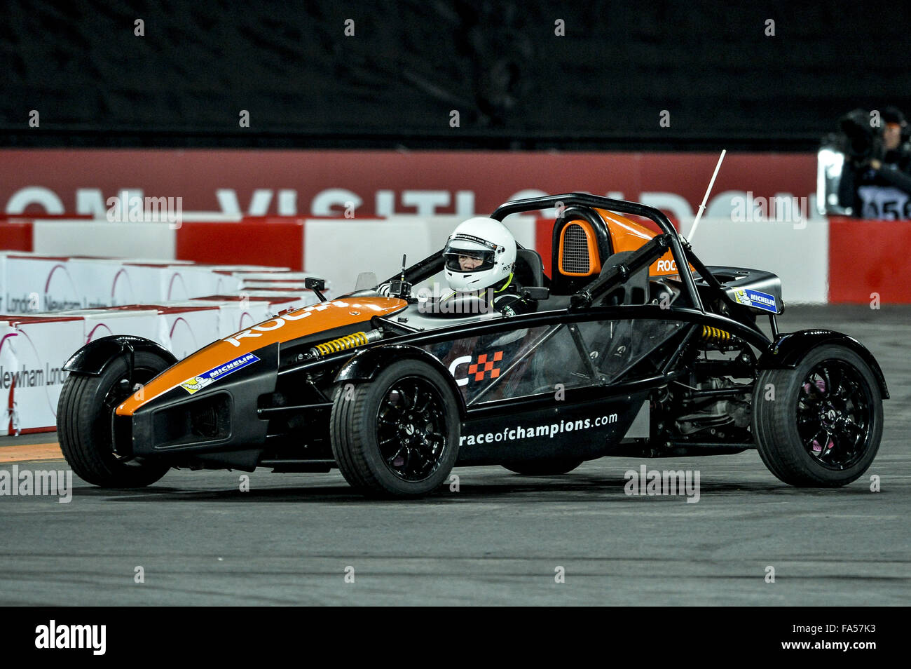 Celebrities and famous drivers take part in 'Race of Champions' at the ...