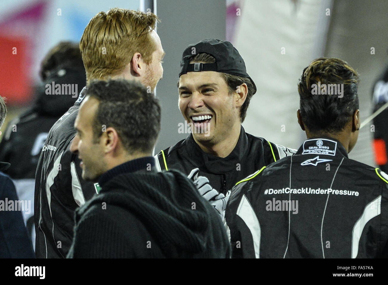 Celebrities and famous drivers take part in 'Race of Champions' at the ...