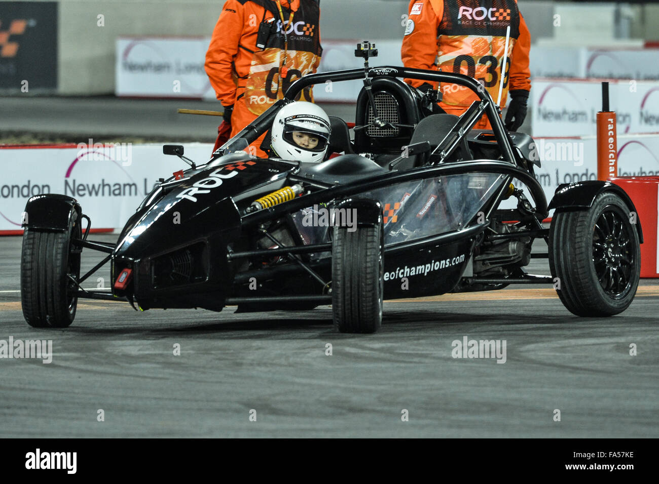 Celebrities and famous drivers take part in 'Race of Champions' at the ...