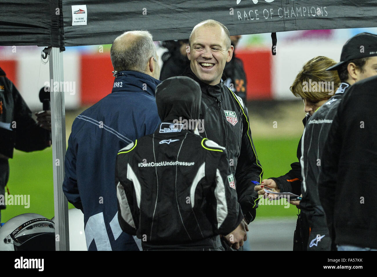 Celebrities and famous drivers take part in 'Race of Champions' at the ...