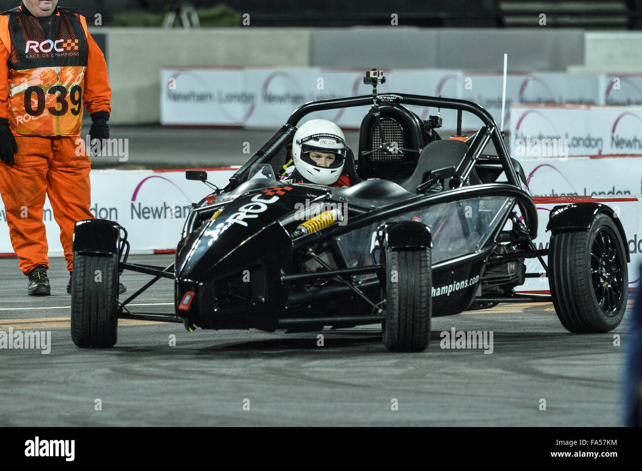 Celebrities and famous drivers take part in 'Race of Champions' at the ...