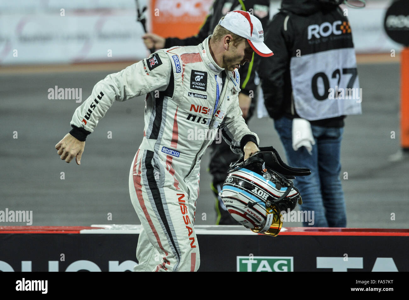 Celebrities and famous drivers take part in 'Race of Champions' at the ...