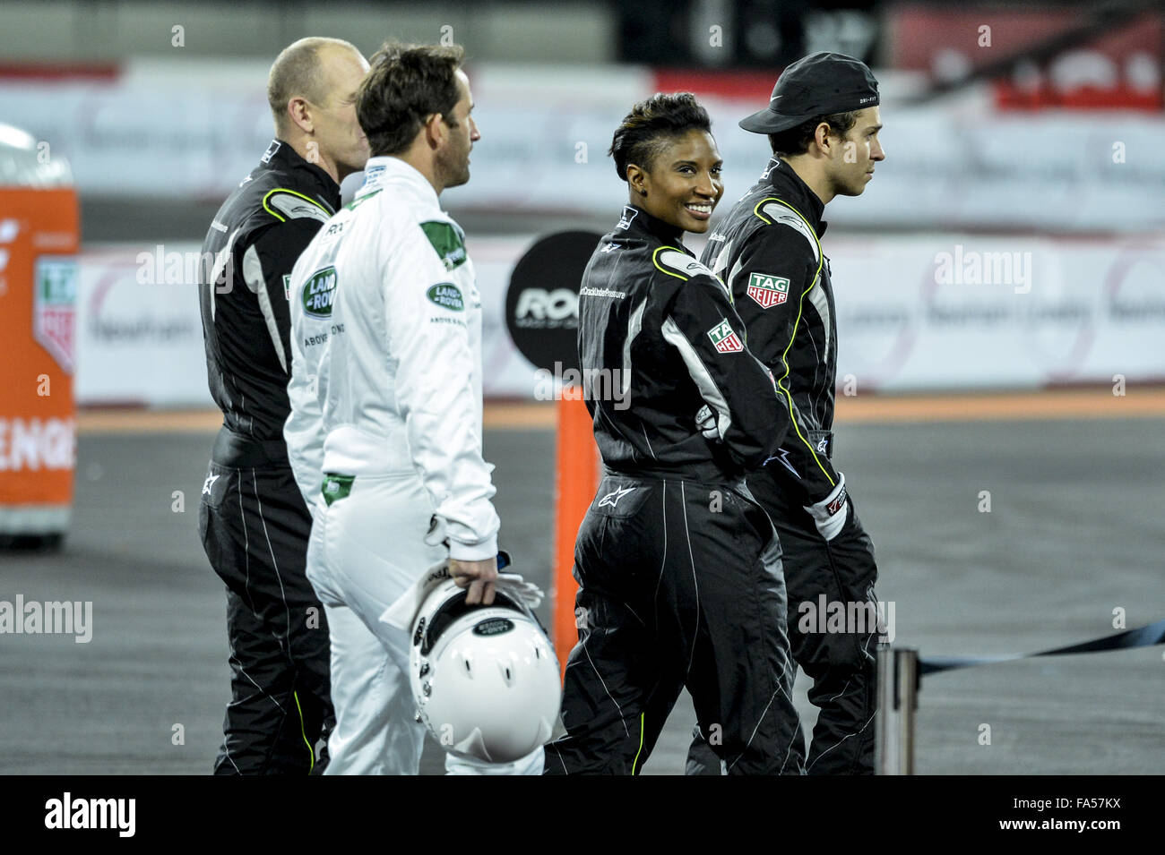 Celebrities and famous drivers take part in 'Race of Champions' at the ...