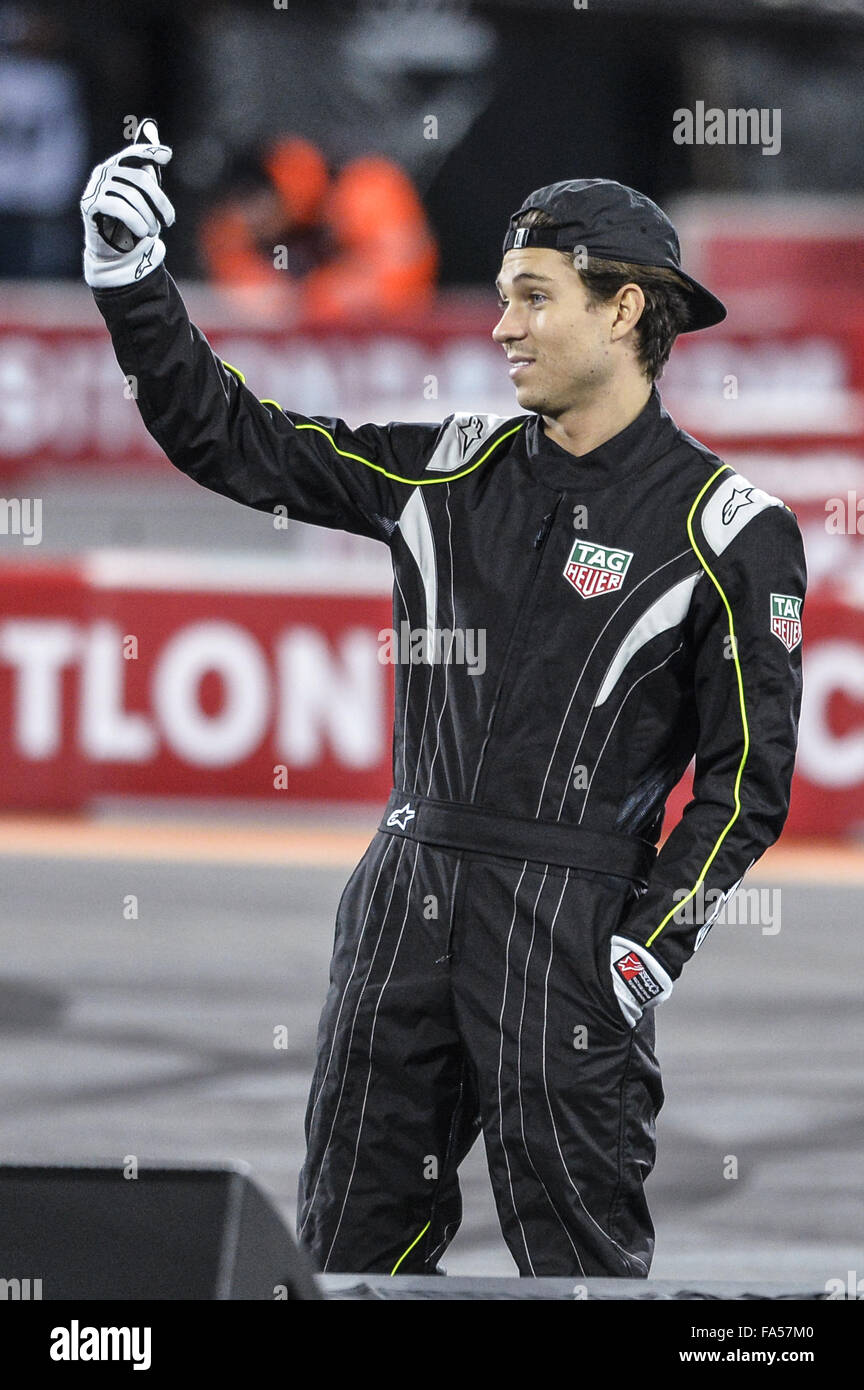 Celebrities and famous drivers take part in 'Race of Champions' at the ...