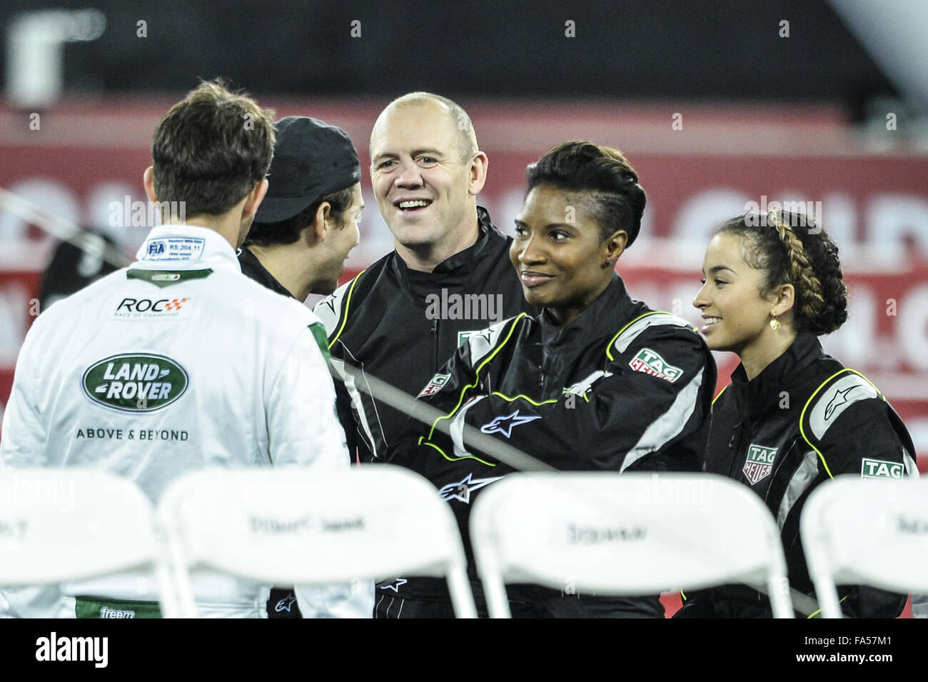 Celebrities and famous drivers take part in 'Race of Champions' at the ...