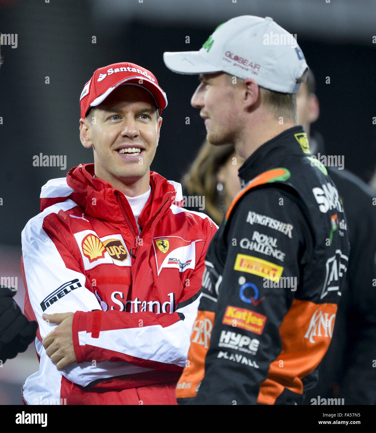 Celebrities and famous drivers take part in 'Race of Champions' at the ...