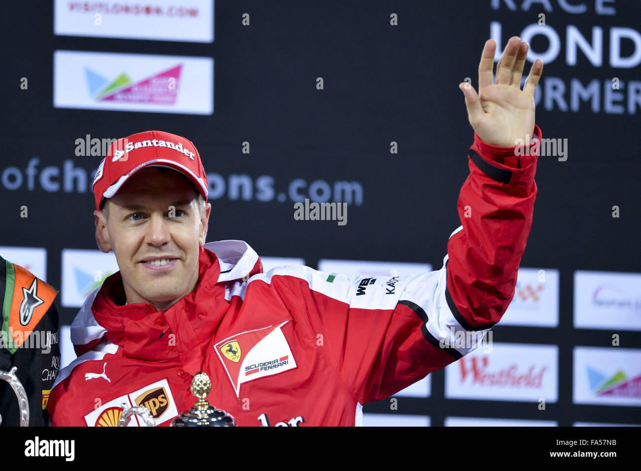 Celebrities and famous drivers take part in 'Race of Champions' at the ...