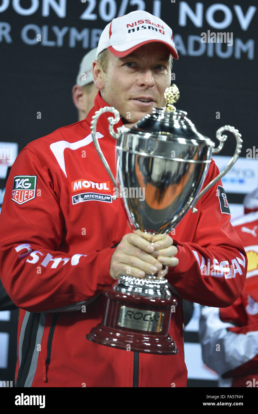 Celebrities and famous drivers take part in 'Race of Champions' at the ...