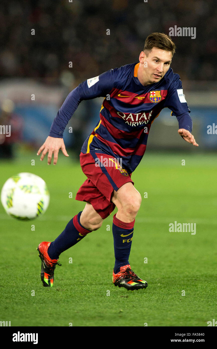 Kanagawa, Japan. 20th Dec, 2015. Lionel Messi (Barcelona) Football ...