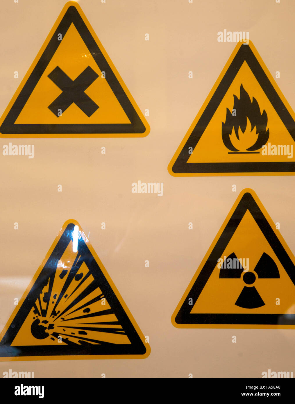 Science Hazard Signs