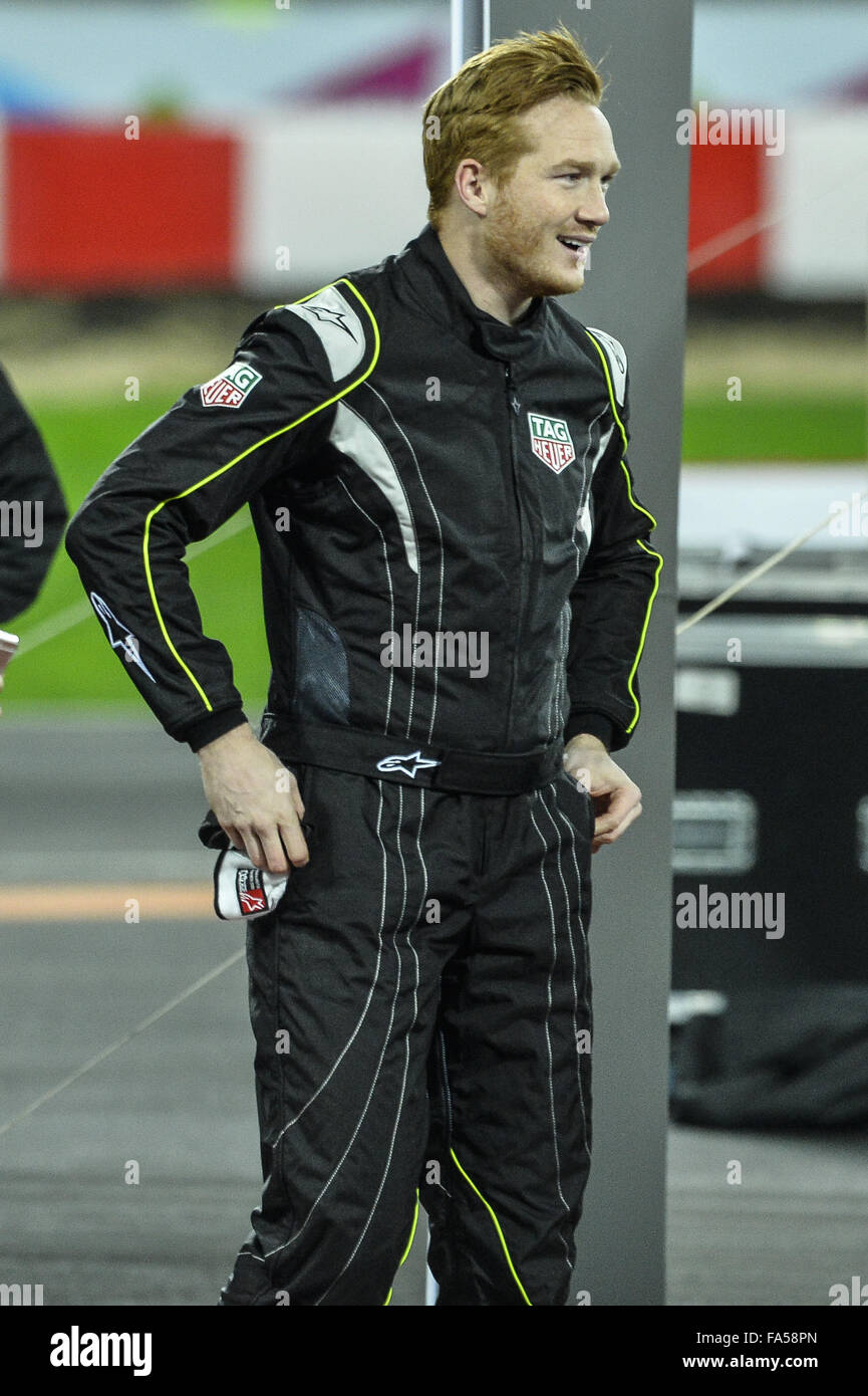 Celebrities and famous drivers take part in 'Race of Champions' at the ...