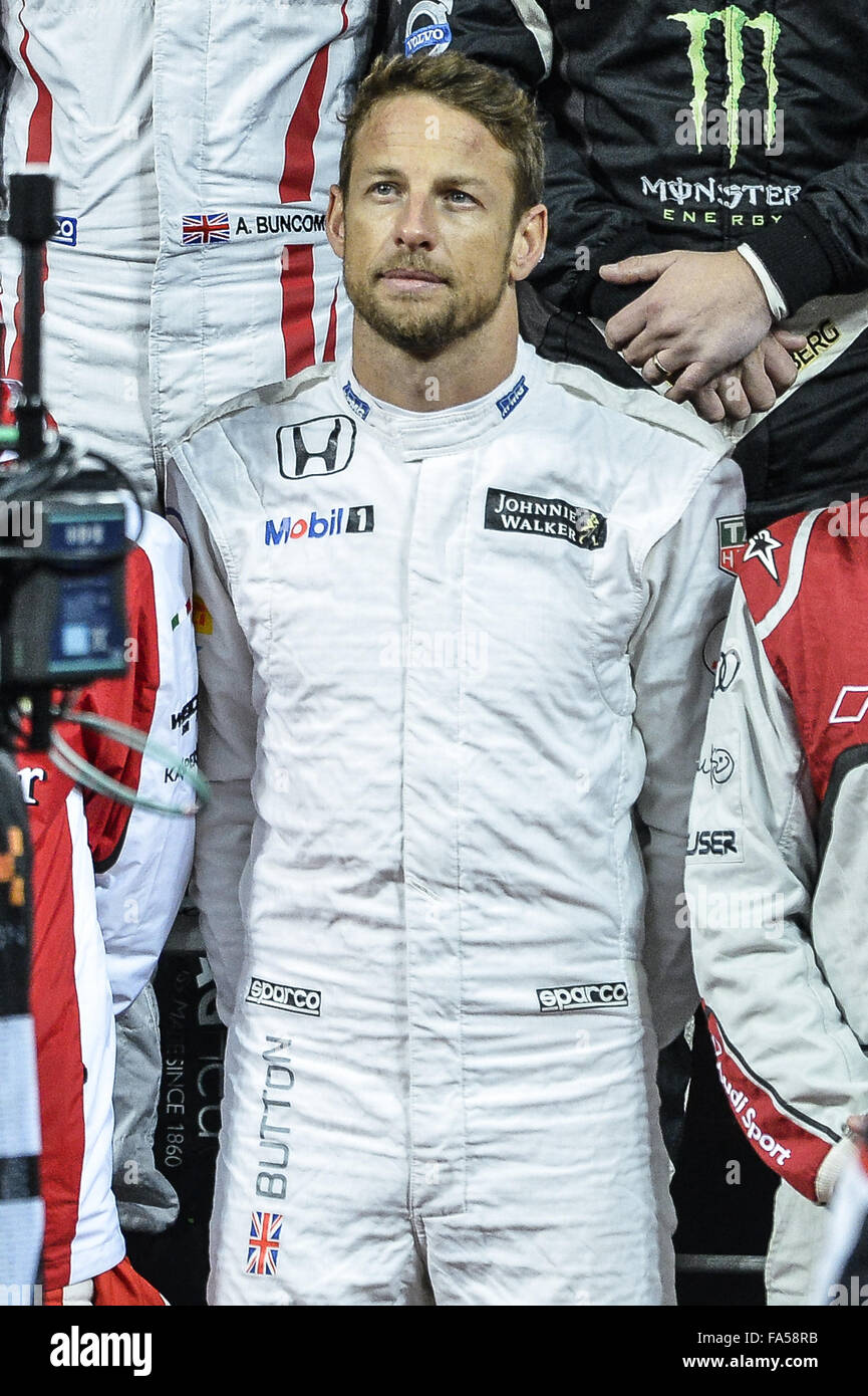 Celebrities and famous drivers take part in 'Race of Champions' at the ...