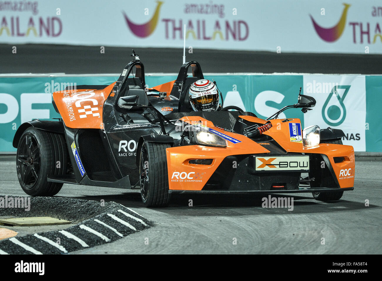 Celebrities and famous drivers take part in 'Race of Champions' at the ...