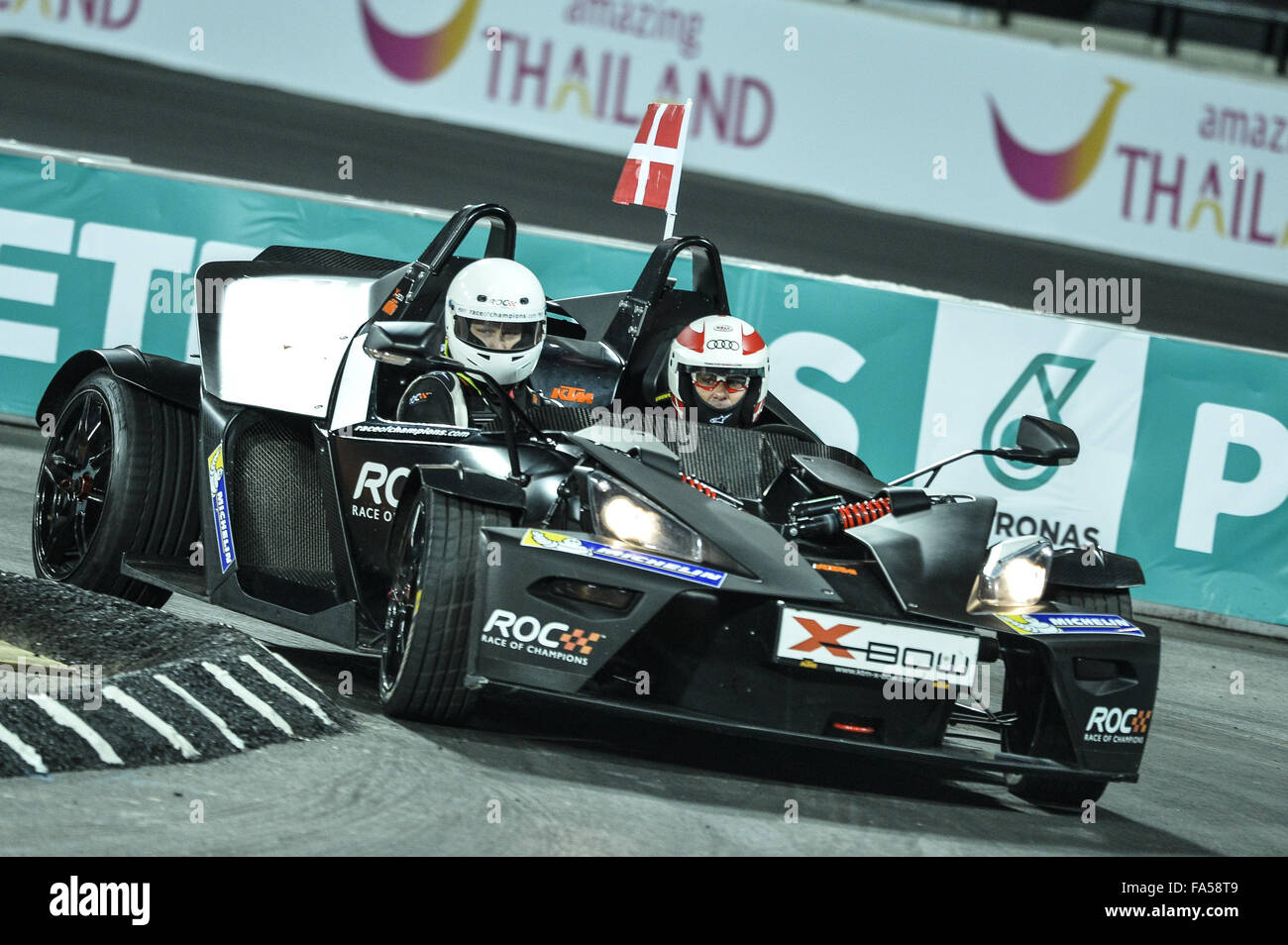 Celebrities and famous drivers take part in 'Race of Champions' at the ...