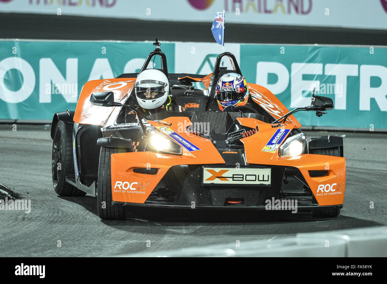 Celebrities and famous drivers take part in 'Race of Champions' at the ...