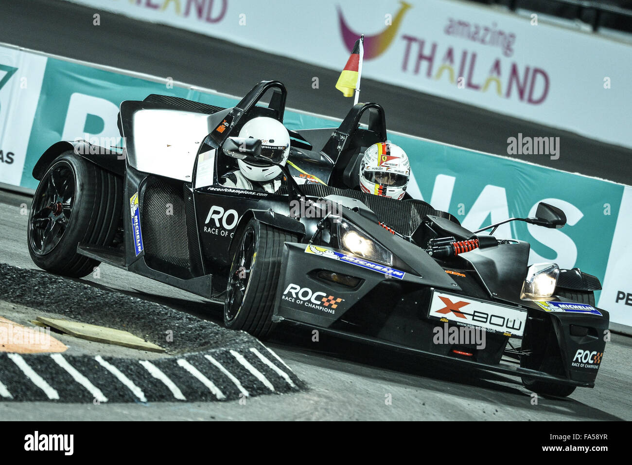 Celebrities and famous drivers take part in 'Race of Champions' at the ...