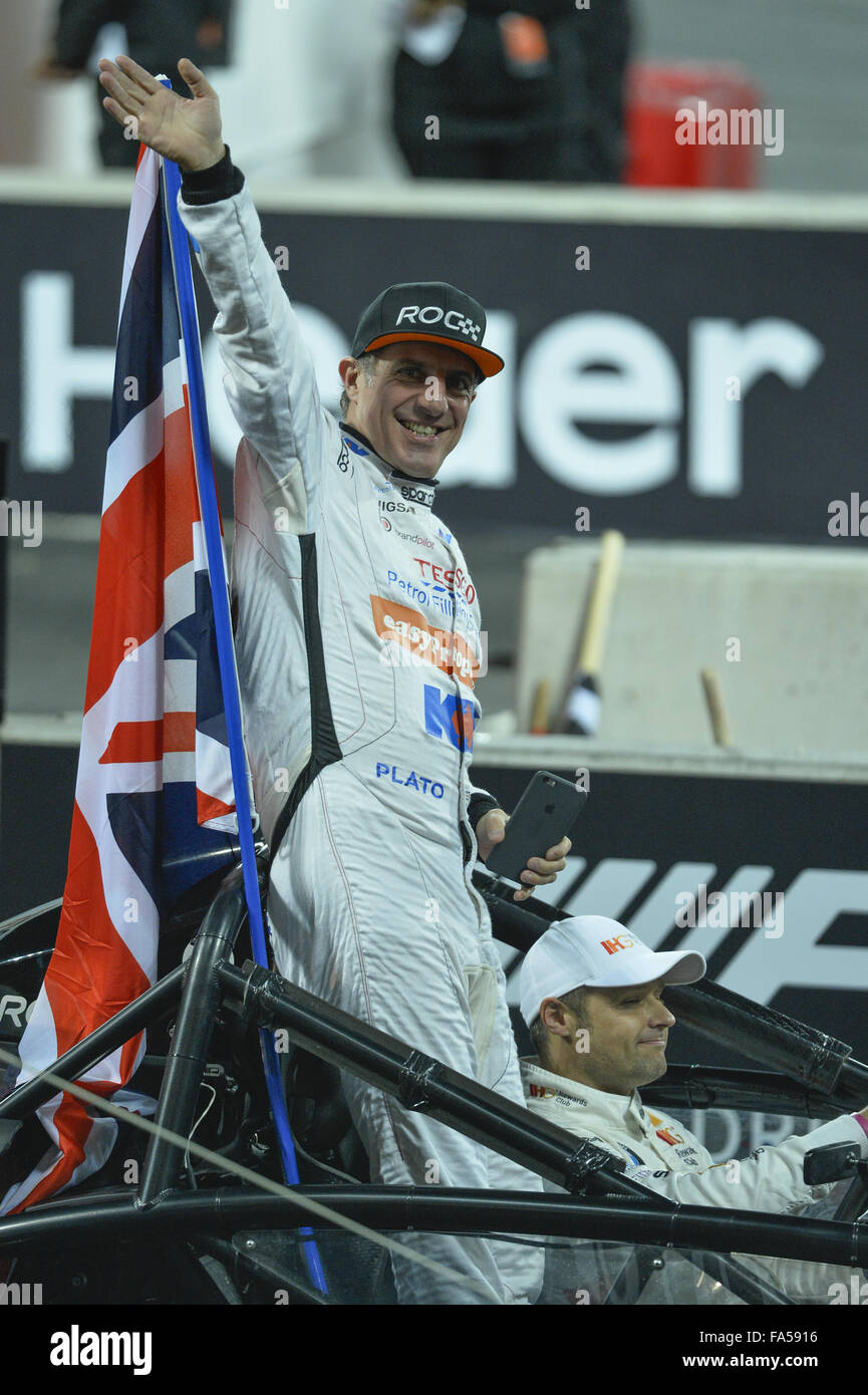 Celebrities and famous drivers take part in 'Race of Champions' at the ...