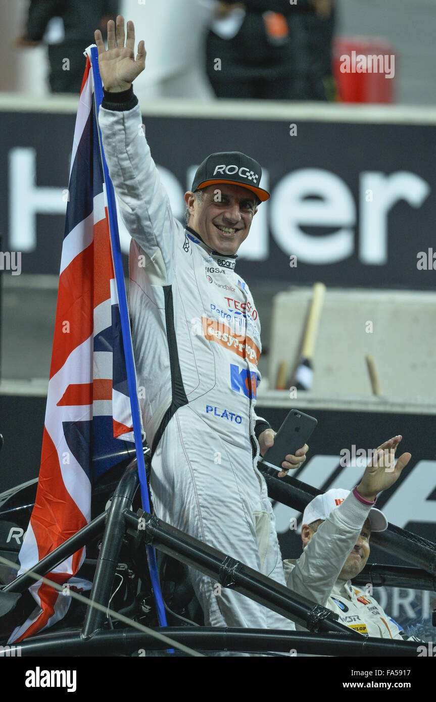 Celebrities and famous drivers take part in 'Race of Champions' at the ...