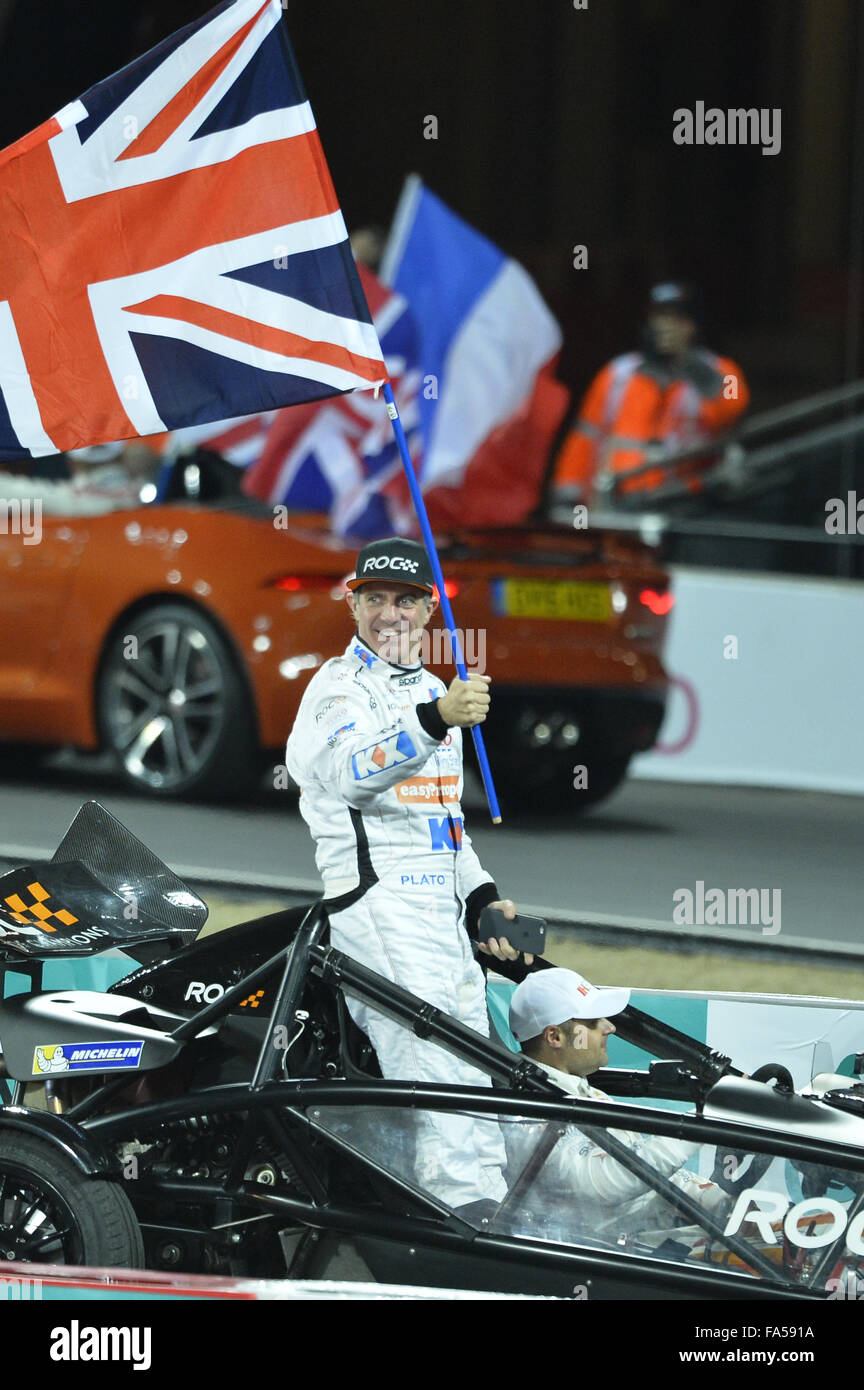 Celebrities and famous drivers take part in 'Race of Champions' at the ...