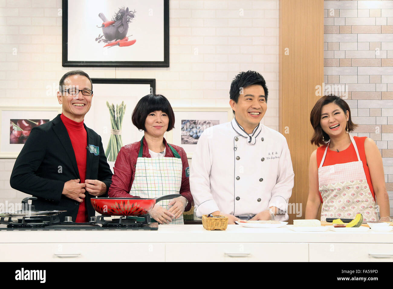 Taipei, Taiwan, China. 21st Dec, 2015. Selina hosts a new cooking ...