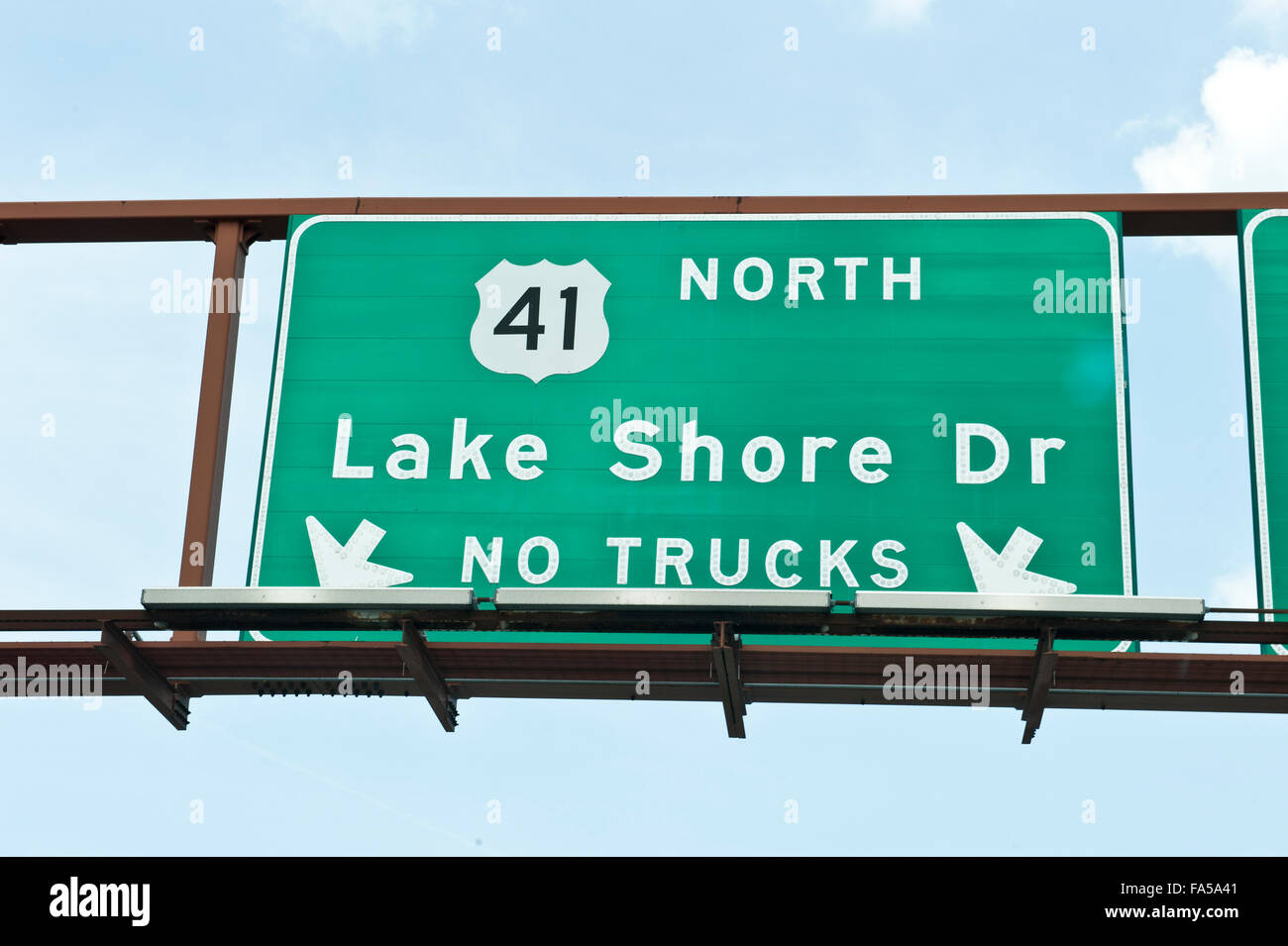 Lake Shore Dr Street Sign Stock Photo - Alamy